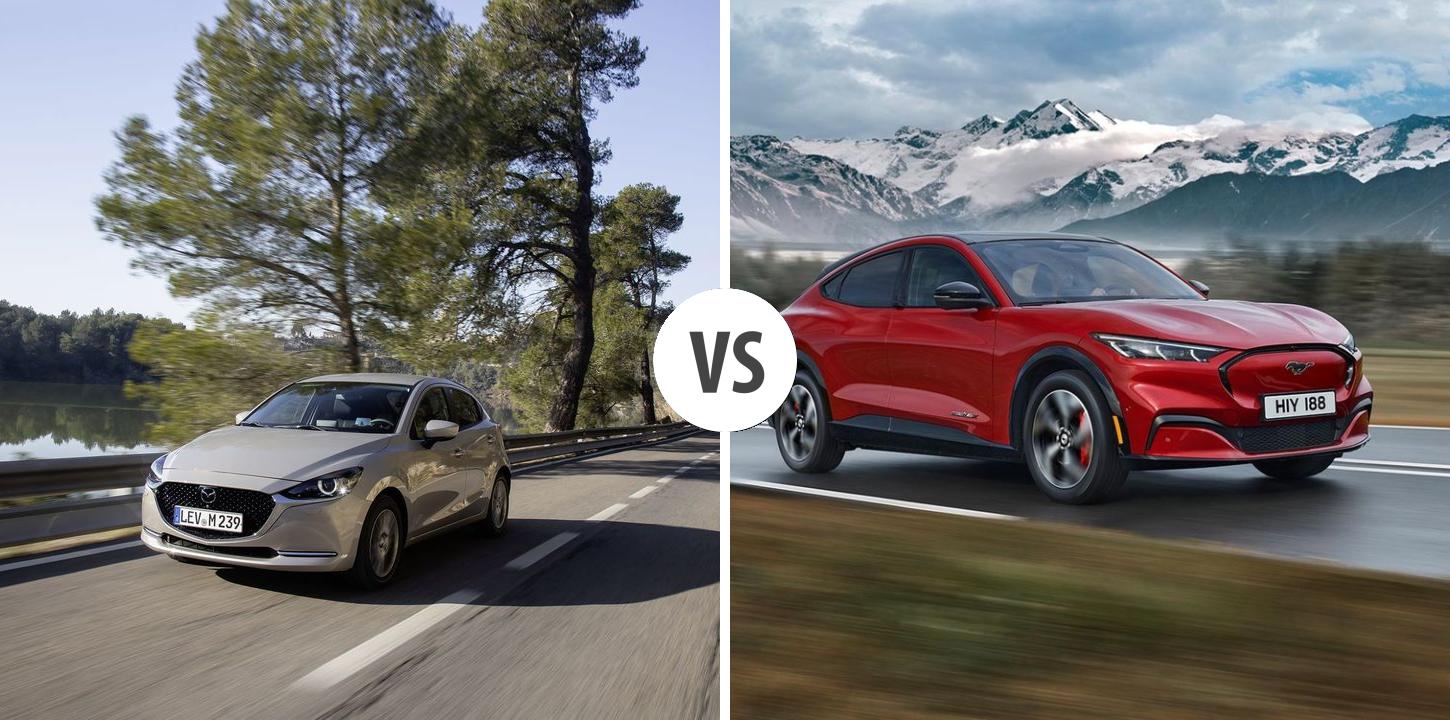 Mazda Mazda2 VS Ford Mustang Mach-E – Vergleiche Preise, Leistung ...