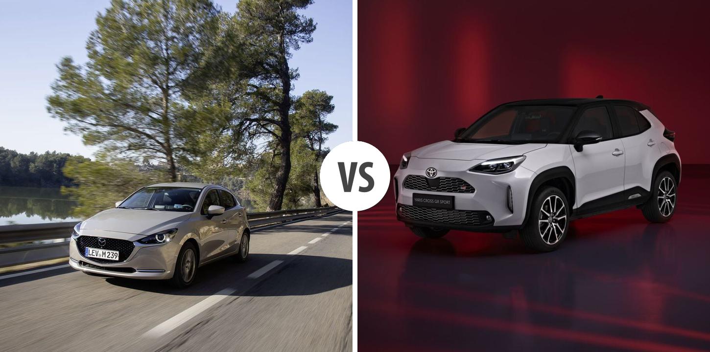 Mazda Mazda2 VS Toyota Yaris Cross – Vergleiche Preise, Leistung, Kofferraum & Ausstattungen ...