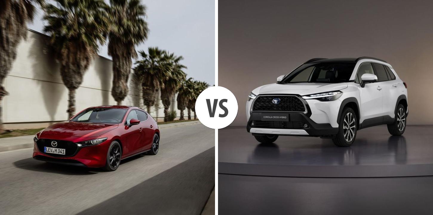 Mazda Mazda3 VS Toyota Corolla Cross – Vergleiche Preise, Leistung ...