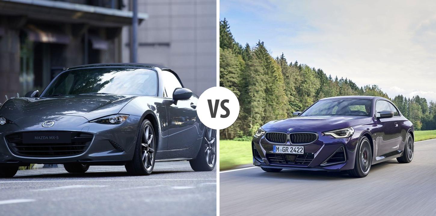 Mazda MX-5 VS BMW 2er Coupé – Vergleiche Preise, Leistung, Kofferraum ...