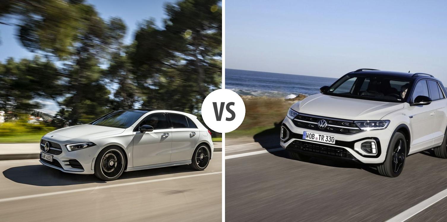 Mercedes A-Klasse VS Volkswagen T-Roc – Vergleiche Preise, Leistung ...