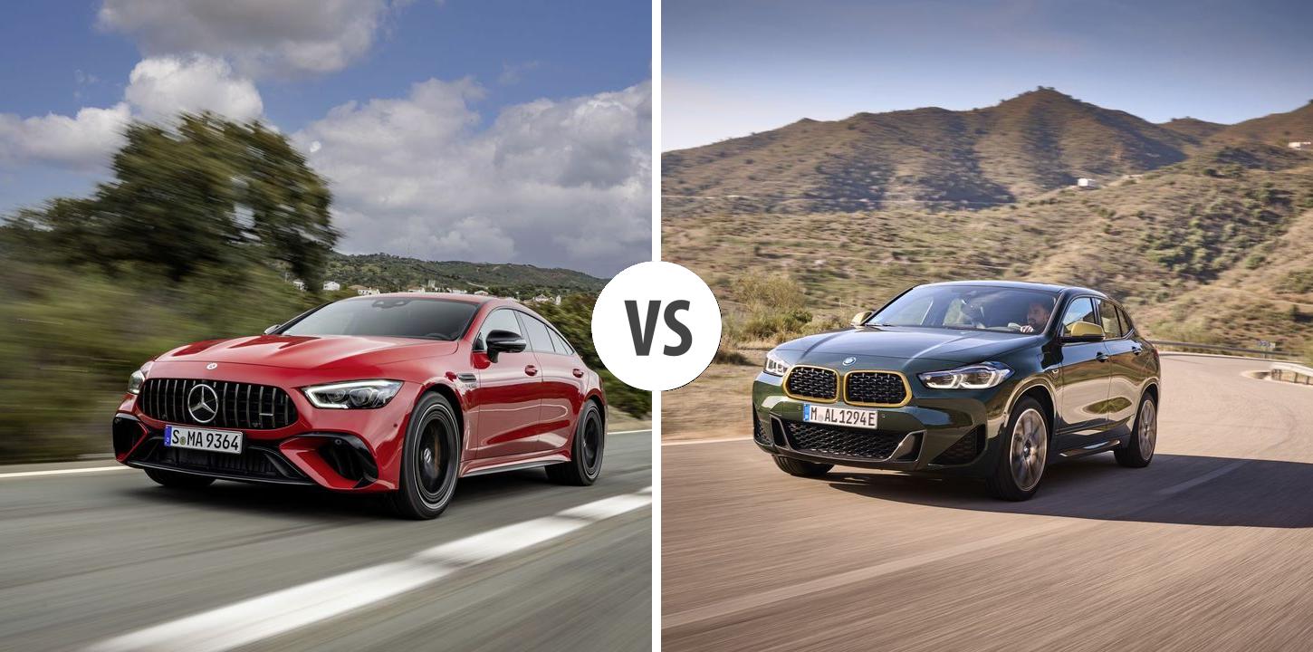Mercedes AMG GT 4-Türer Coupé VS BMW X2 – Vergleiche Preise, Leistung ...