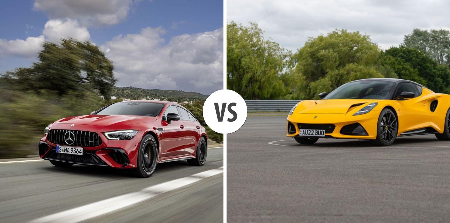 Mercedes AMG GT 4-Türer Coupé VS Lotus Emira – Vergleiche Preise ...