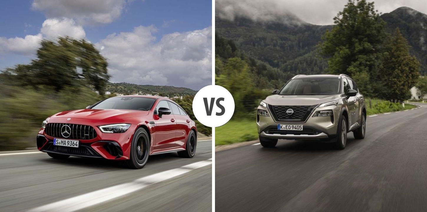 Mercedes AMG GT 4-Türer Coupé VS Nissan X-TRAIL – Vergleiche Preise ...