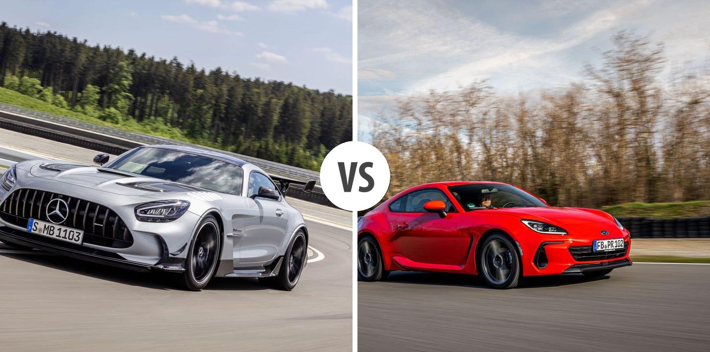 Mercedes AMG GT Coupé VS Subaru BRZ – Vergleiche Preise, Leistung ...