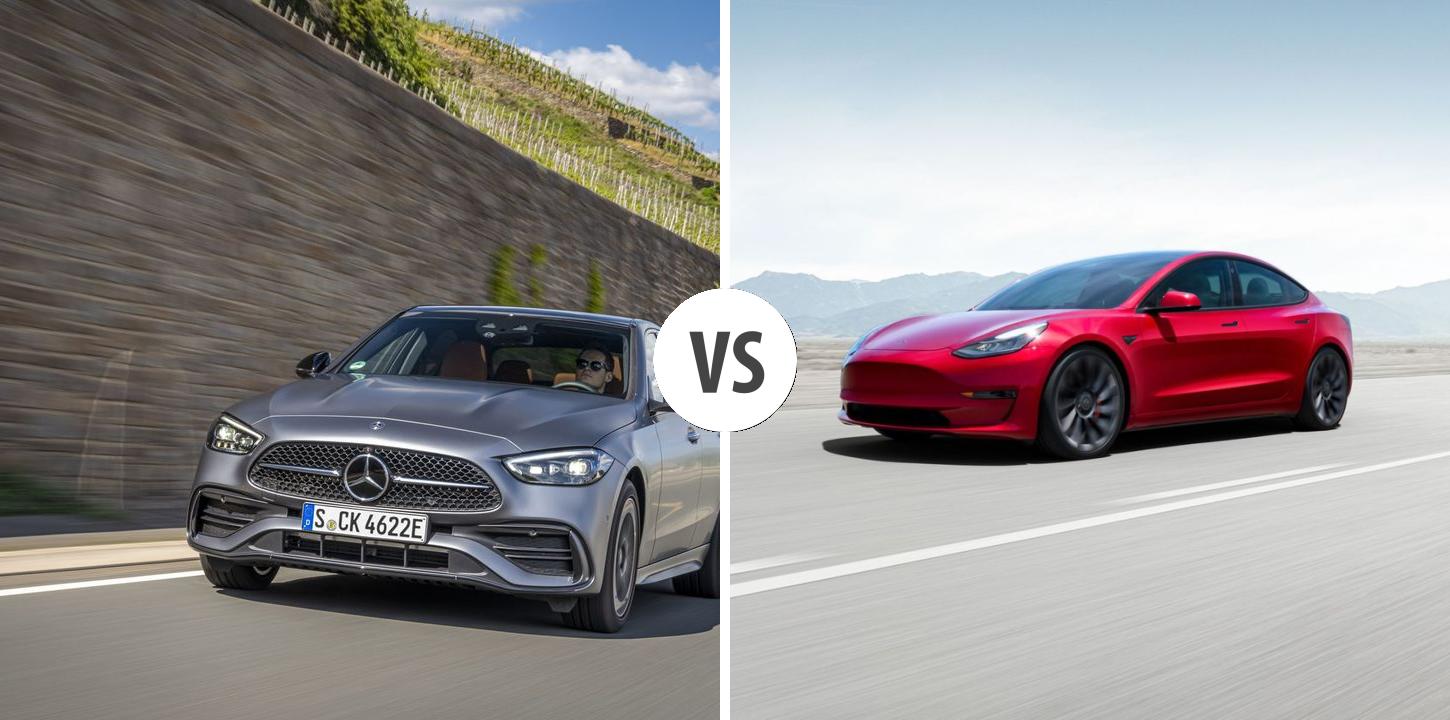 Mercedes C-Klasse Limousine VS TESLA Model 3 – Vergleiche Preise ...
