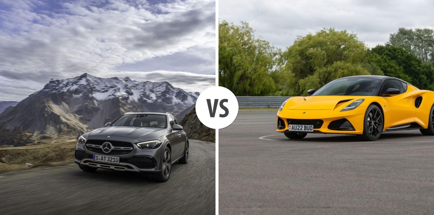 Mercedes C-Klasse T-Modell VS Lotus Emira – Vergleiche Preise, Leistung ...