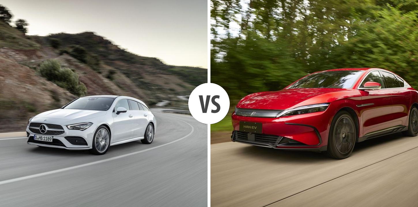 Mercedes CLA Shooting Brake VS BYD Han – Vergleiche Preise, Leistung ...