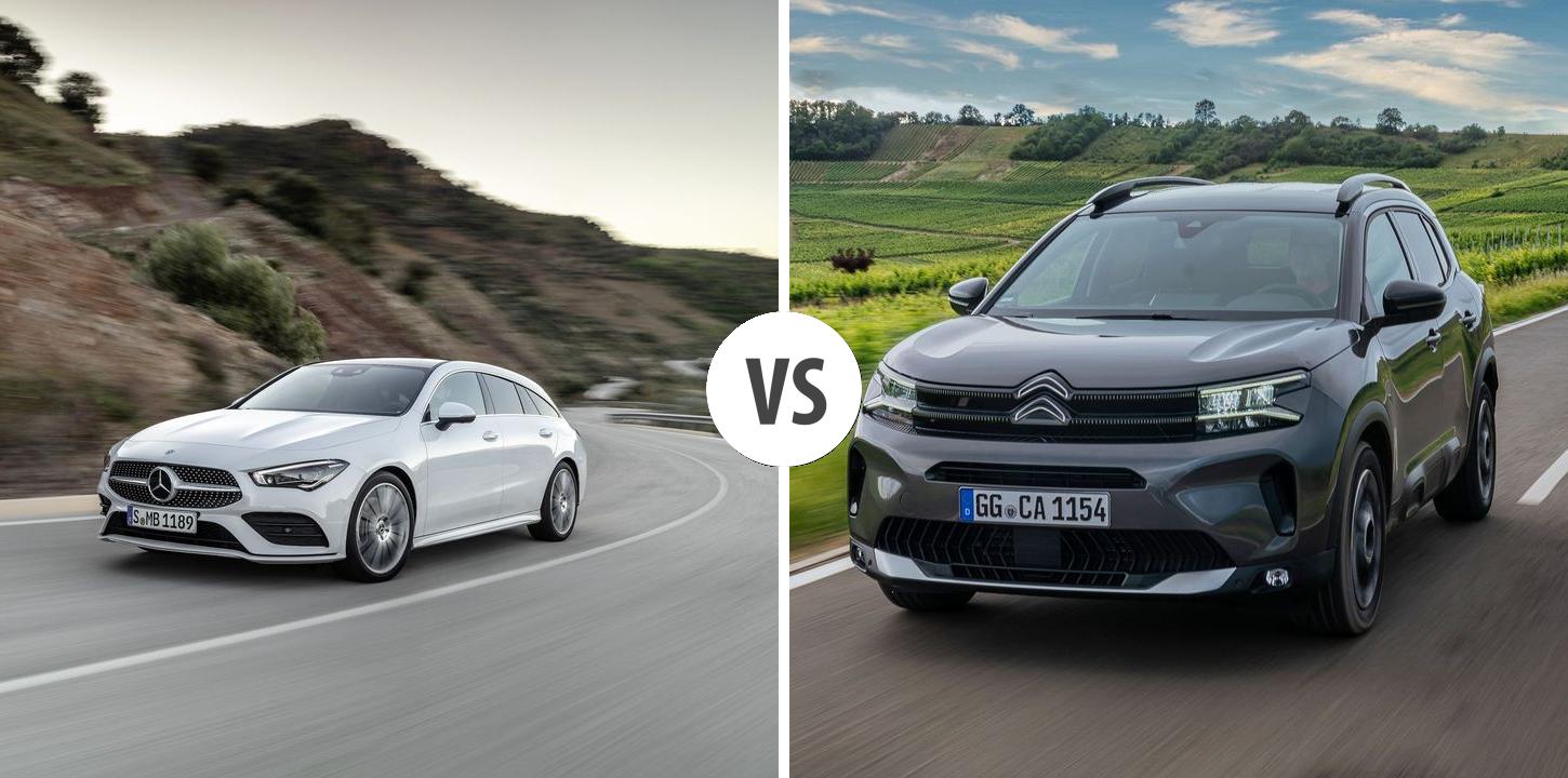 Mercedes CLA Shooting Brake VS Citroën C5 Aircross – Vergleiche Preise ...