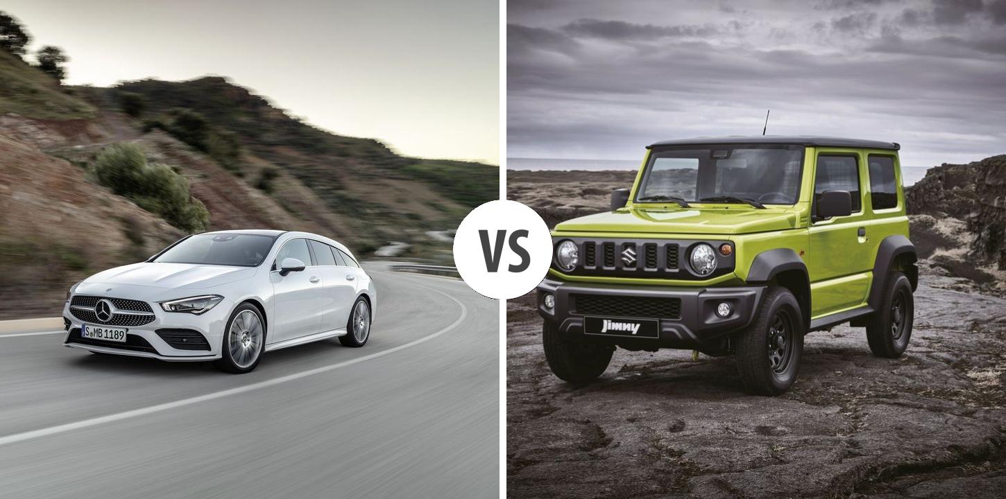 Mercedes CLA Shooting Brake VS Suzuki Jimny – Vergleiche Preise ...