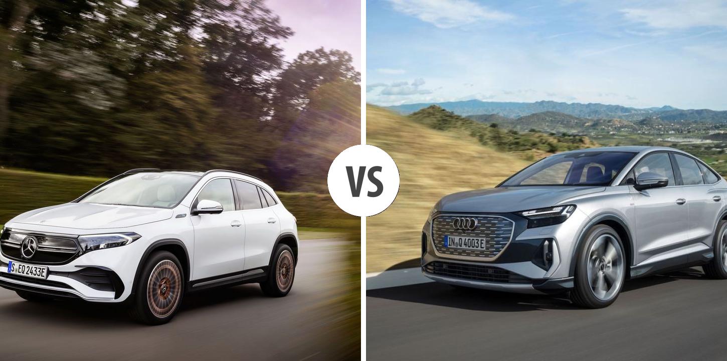 Mercedes EQA VS Audi Q4 Sportback e-tron – Vergleiche Preise, Leistung ...