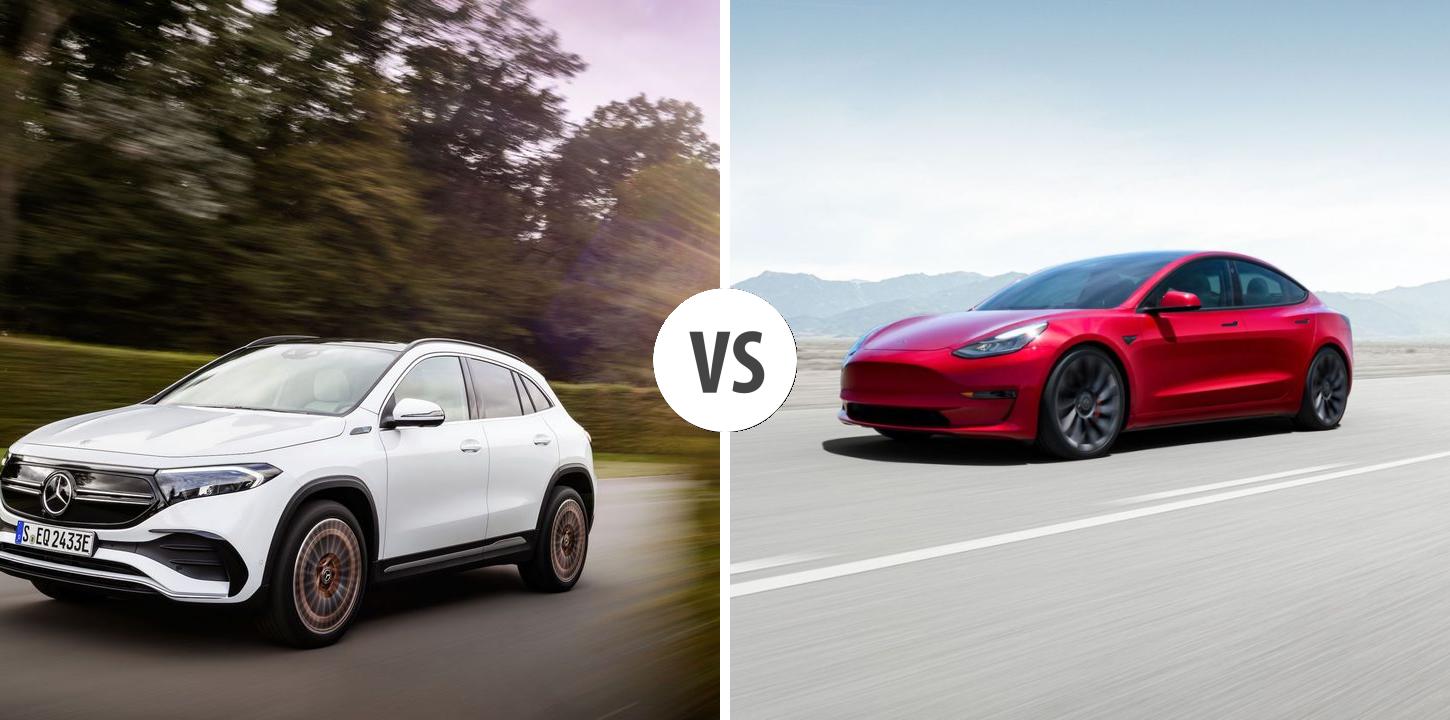 Mercedes EQA VS TESLA Model 3 – Vergleiche Preise, Leistung, Kofferraum ...