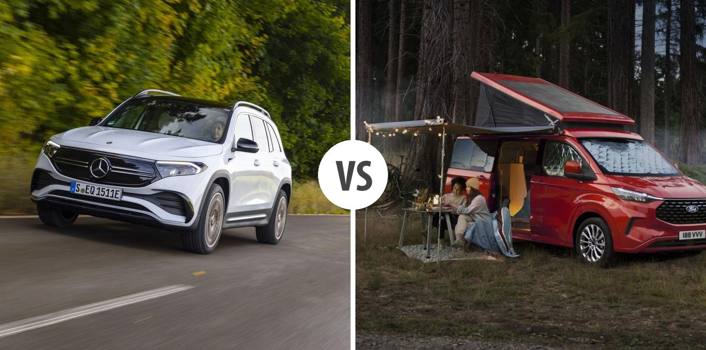 Mercedes EQB VS Ford Transit Custom Wohnmobil – Vergleiche Preise ...