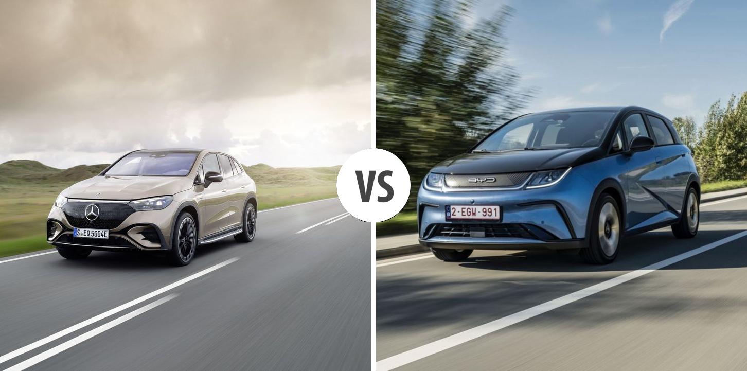 Mercedes EQE SUV VS BYD Dolphin Autovergleich | AUTOGOTT.DE