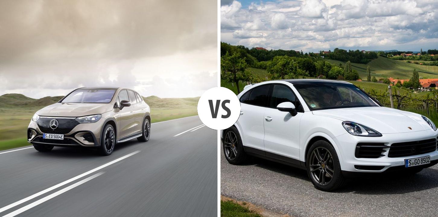 Mercedes EQE SUV VS Porsche Cayenne Coupé – Vergleiche Preise, Leistung ...