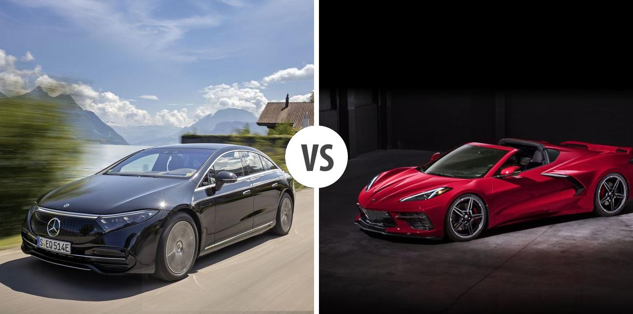 Mercedes EQS Limousine VS Chevrolet Corvette Cabriolet – Vergleiche ...