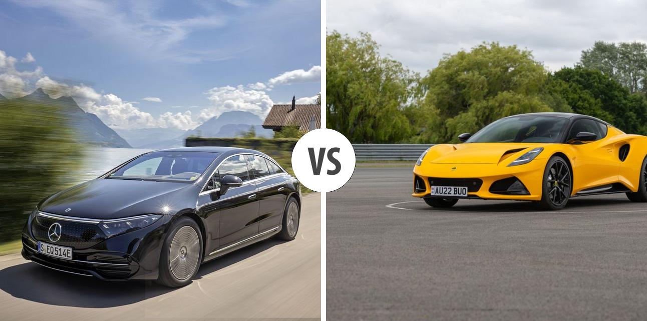 Mercedes EQS Limousine VS Lotus Emira – Vergleiche Preise, Leistung ...