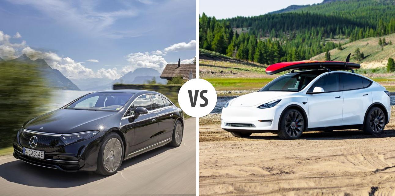 Mercedes EQS Limousine VS TESLA Model Y – Vergleiche Preise, Leistung ...