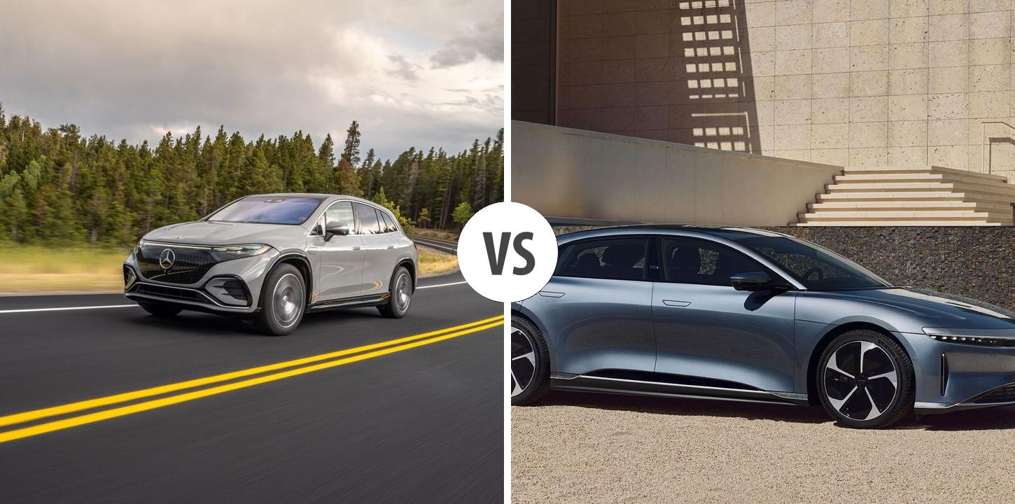 Mercedes EQS SUV VS Lucid Air – Vergleiche Preise, Leistung, Kofferraum ...