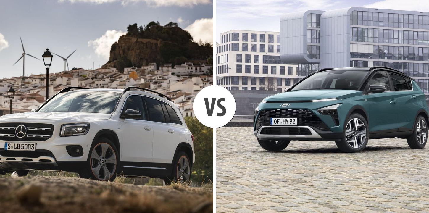 Mercedes GLB Elektro VS Hyundai Bayon – Vergleiche Preise, Leistung ...
