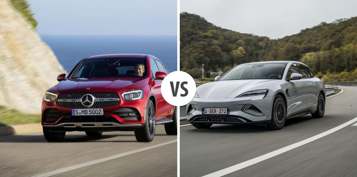 Mercedes GLC Coupé VS BYD Seal Autovergleich | AUTOGOTT.DE