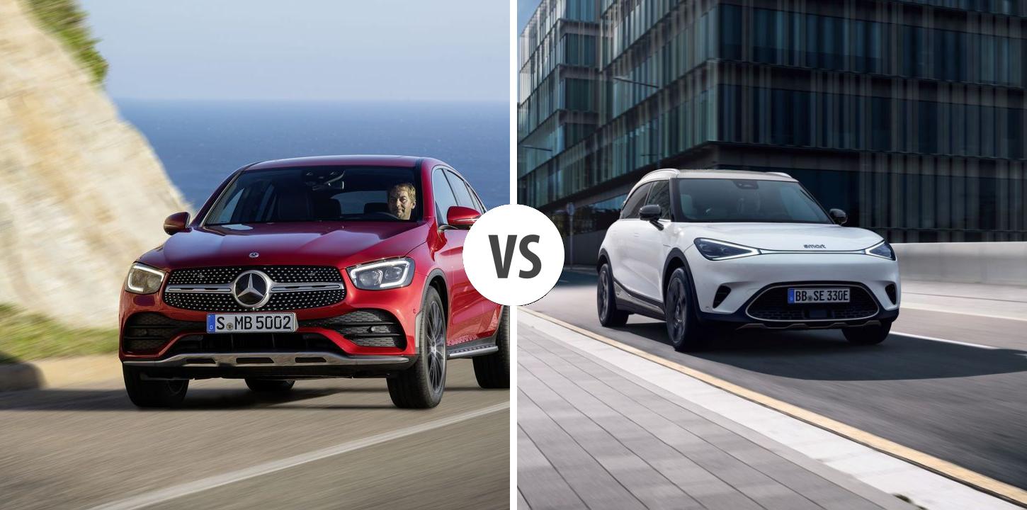 Mercedes GLC Coupé VS Smart #1 – Vergleiche Preise, Leistung ...