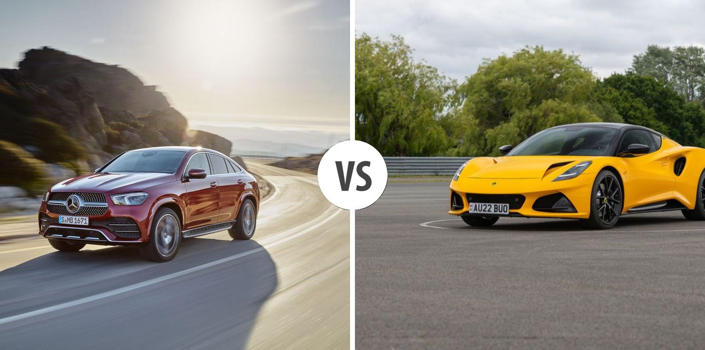 Mercedes GLE Coupé VS Lotus Emira – Vergleiche Preise, Leistung ...