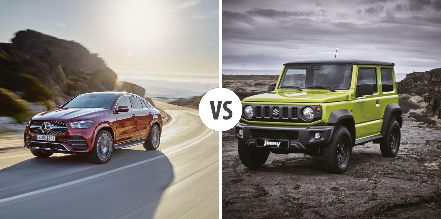 Mercedes GLE Coupé VS Suzuki Jimny – Vergleiche Preise, Leistung ...