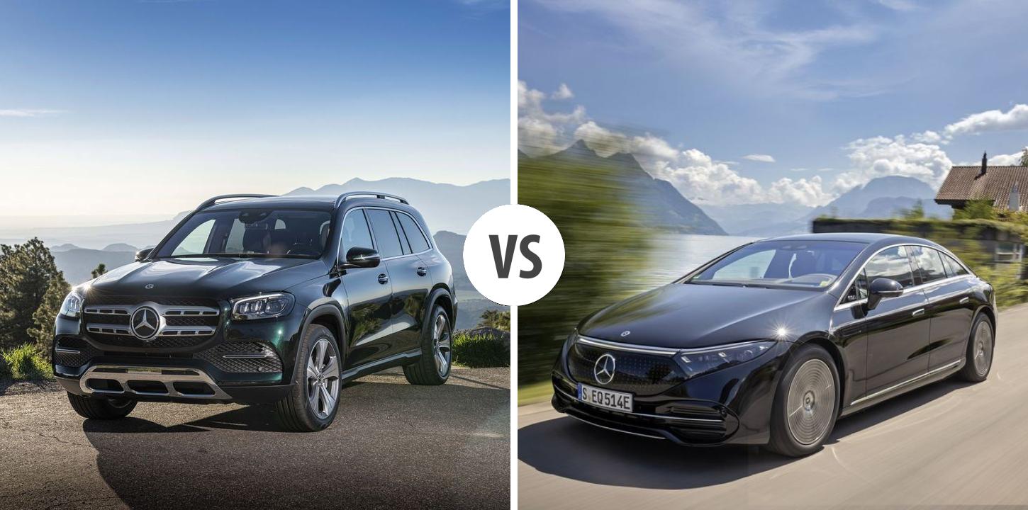 Mercedes GLS VS Mercedes EQS Limousine – Vergleiche Preise, Leistung ...