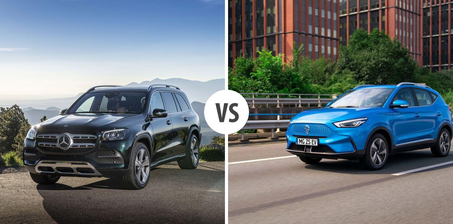 Mercedes GLS VS MG ZS EV – Vergleiche Preise, Leistung, Kofferraum ...