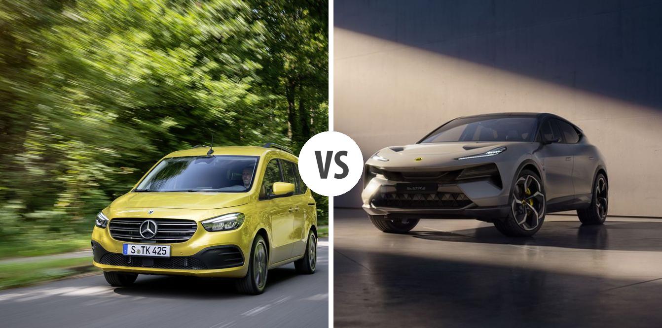 Mercedes T-Klasse VS Lotus Eletre – Vergleiche Preise, Leistung ...