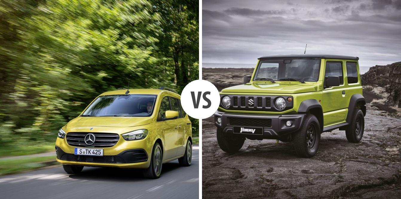 Mercedes T-Klasse VS Suzuki Jimny – Vergleiche Preise, Leistung ...