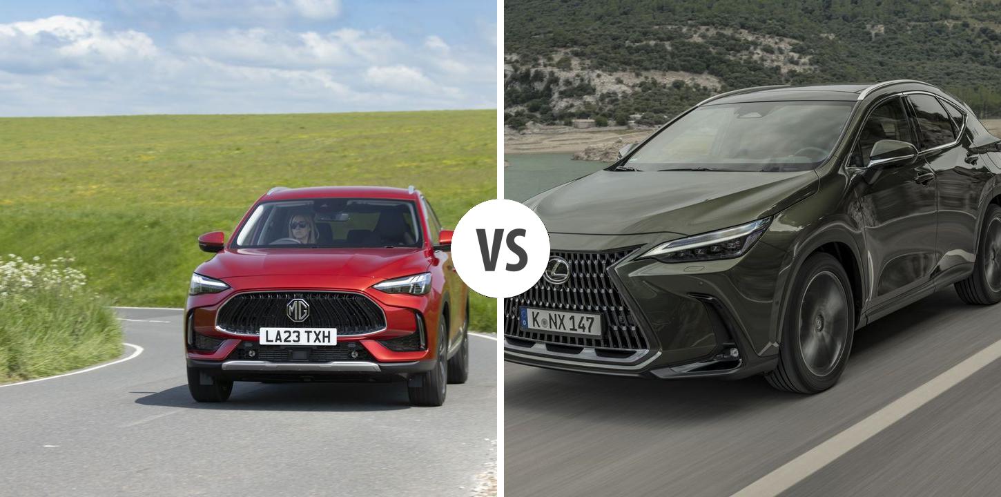 MG HS VS Lexus NX Autovergleich | AUTOGOTT.DE