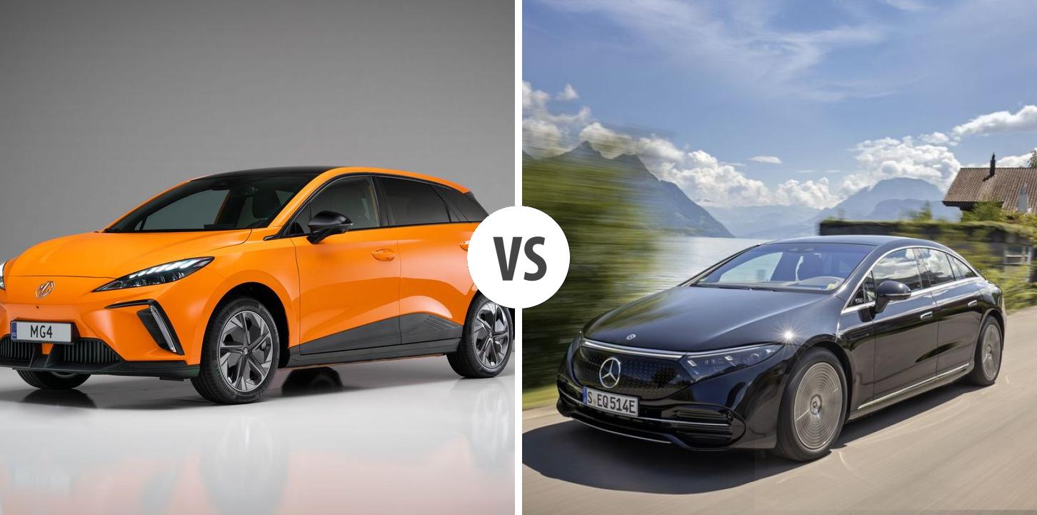 MG MG 4 VS Mercedes EQS Limousine – Vergleiche Preise, Leistung ...