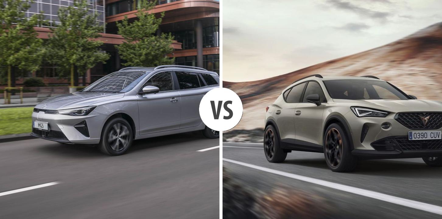 MG MG 5 VS CUPRA Formentor – Vergleiche Preise, Leistung, Kofferraum ...