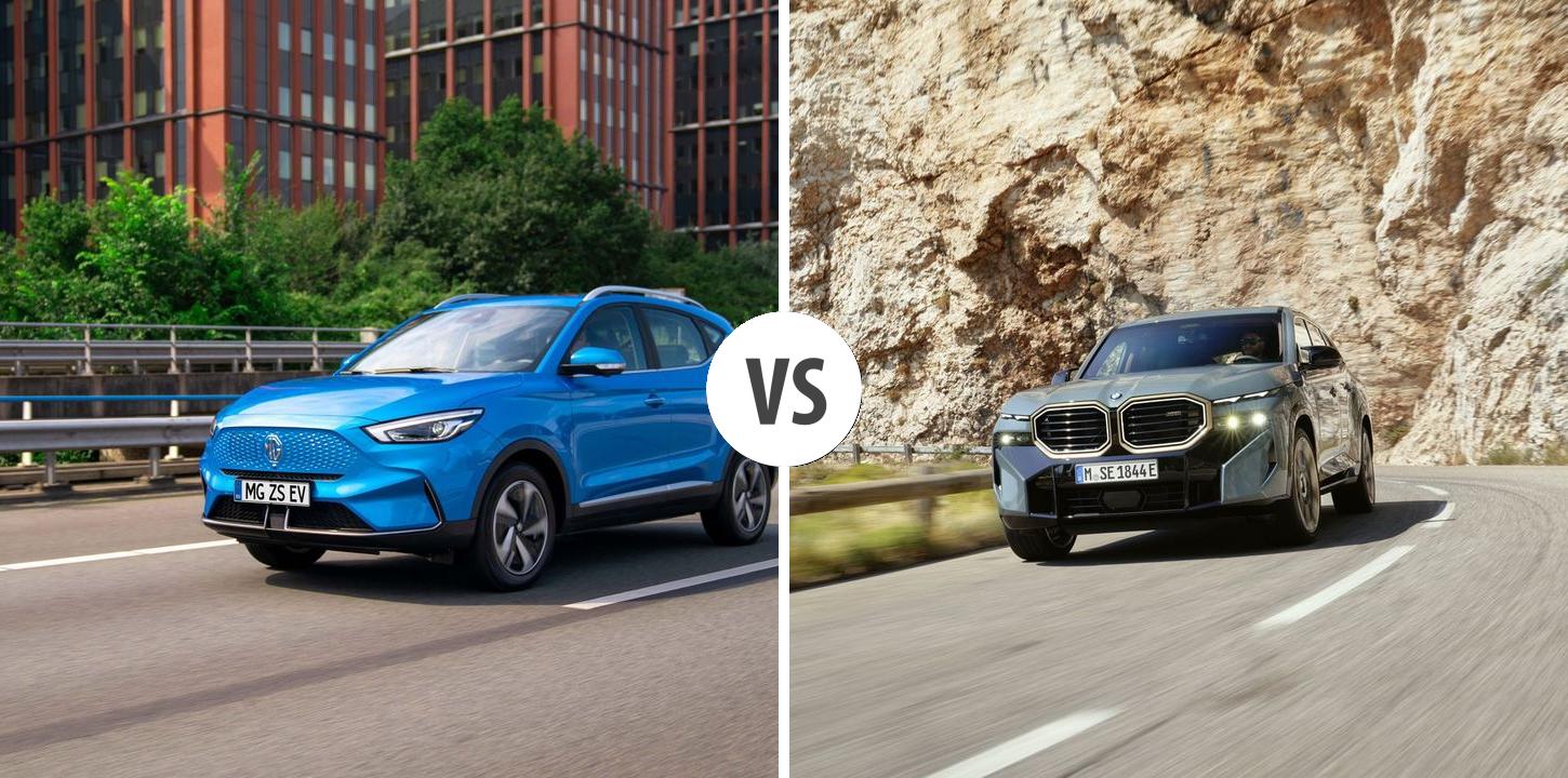 MG ZS EV VS BMW XM Autovergleich | AUTOGOTT.DE