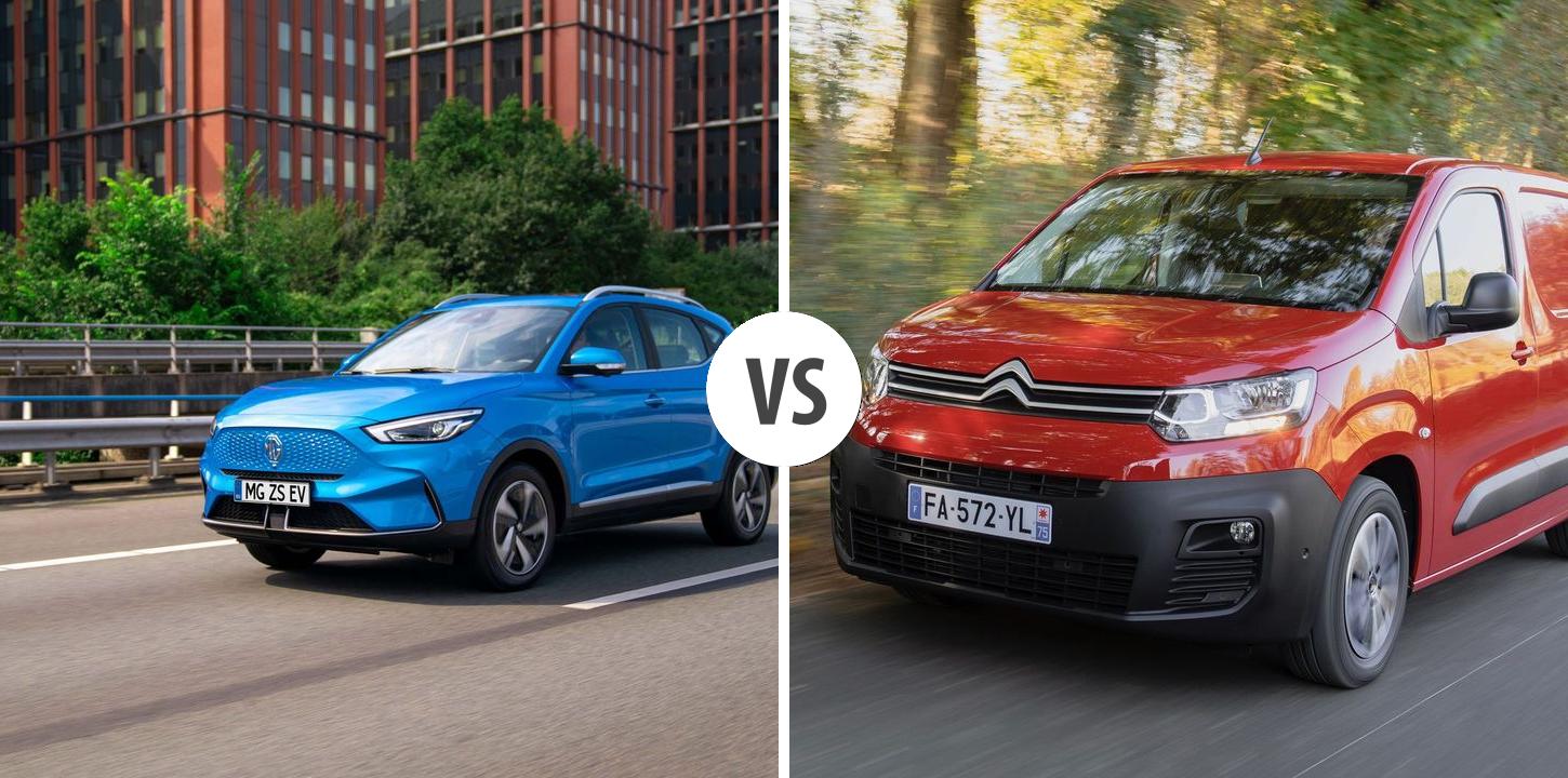 MG ZS EV VS Citroën Berlingo Kastenwagen – Vergleiche Preise, Leistung ...