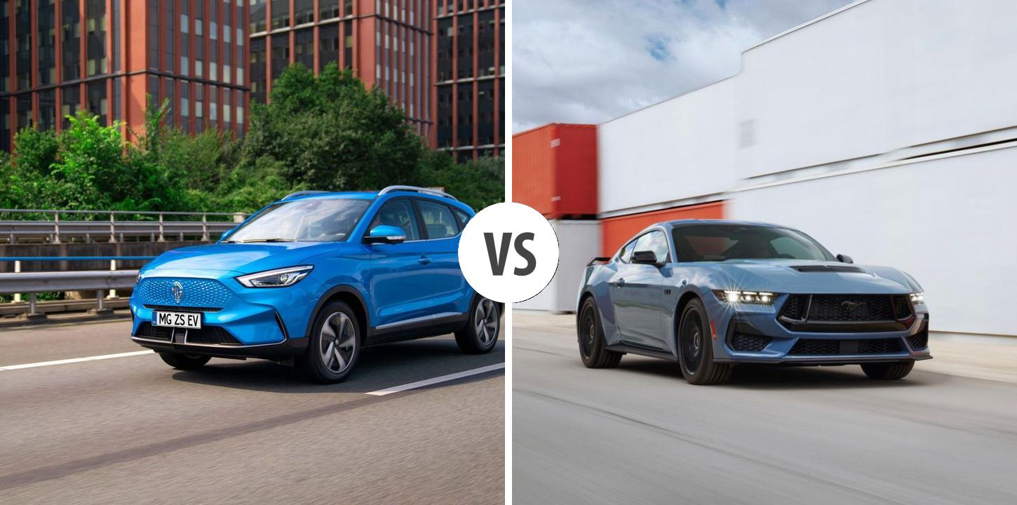 MG ZS EV VS Ford Mustang Fastback – Vergleiche Preise, Leistung ...