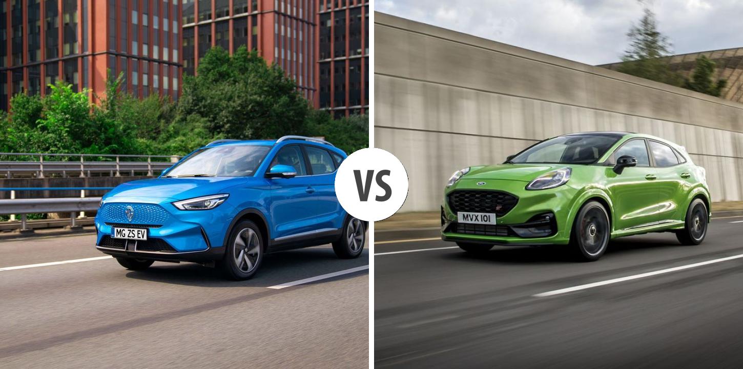 MG ZS EV VS Ford Puma – Vergleiche Preise, Leistung, Kofferraum ...