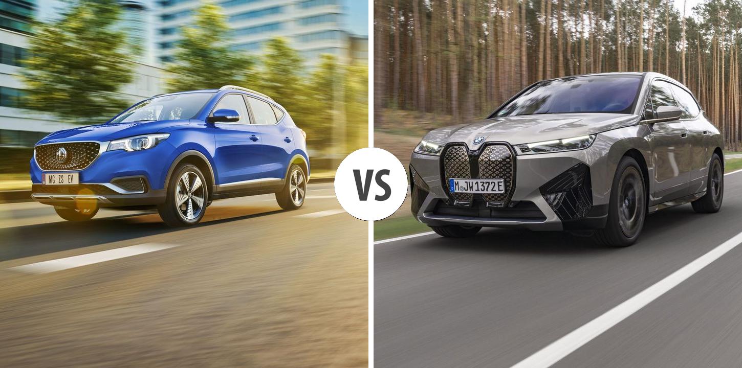 MG ZS VS BMW iX Autovergleich | AUTOGOTT.DE