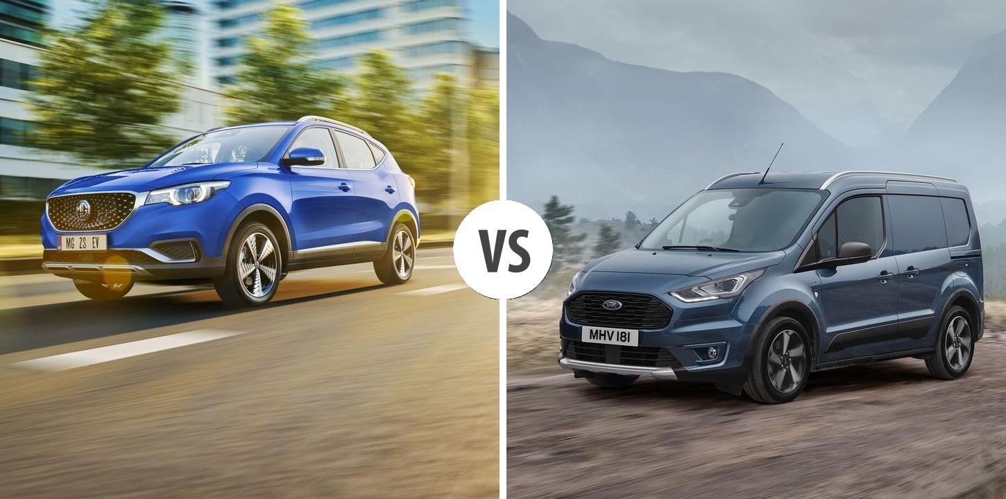 MG ZS VS Ford Transit Connect Transporter – Vergleiche Preise, Leistung ...