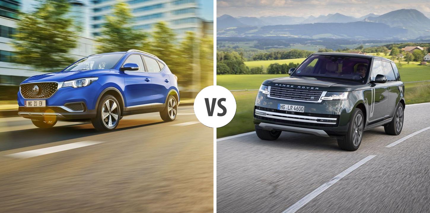 MG ZS VS Land Rover Range Rover – Wer schneidet besser ab? Vergleiche ...