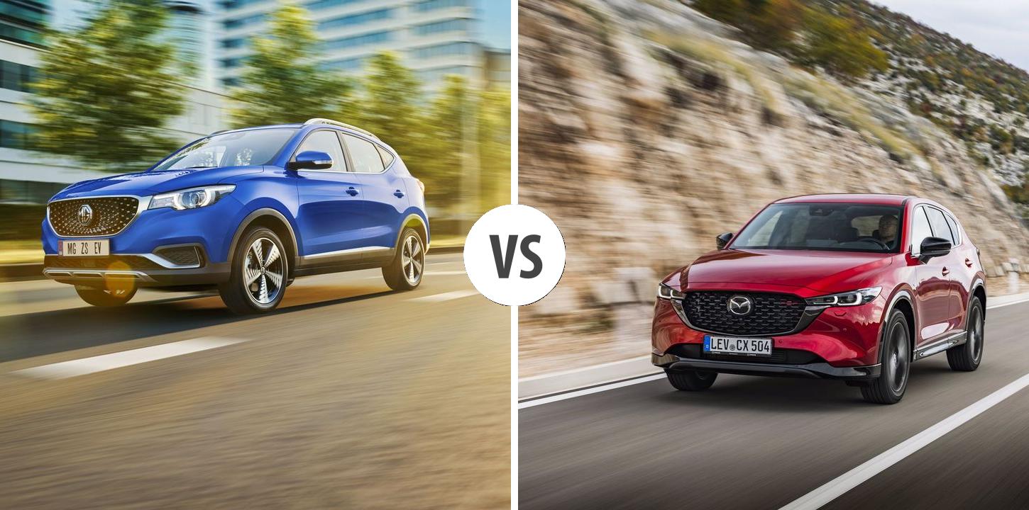 MG ZS VS Mazda CX-5 – Vergleiche Preise, Leistung, Kofferraum ...