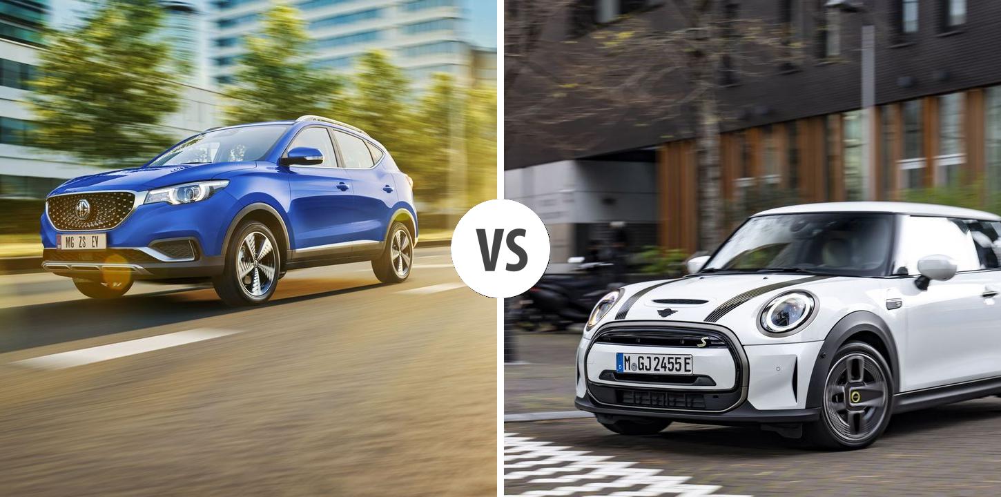 MG ZS VS Mini Cooper Electric – Vergleiche Preise, Leistung, Kofferraum ...
