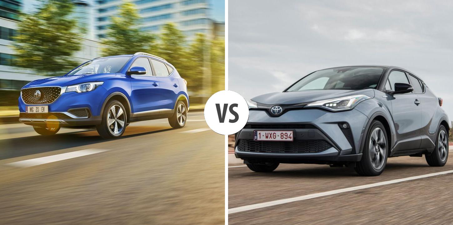 MG ZS VS Toyota C-HR – Vergleiche Preise, Leistung, Kofferraum & Ausstattungen | AUTOGOTT.DE