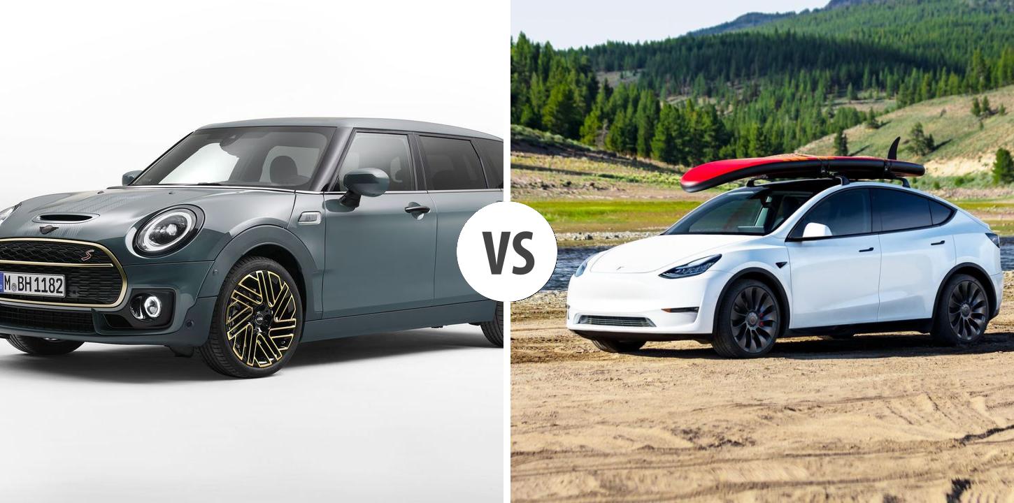 Mini Clubman VS TESLA Model Y Autovergleich | AUTOGOTT.DE
