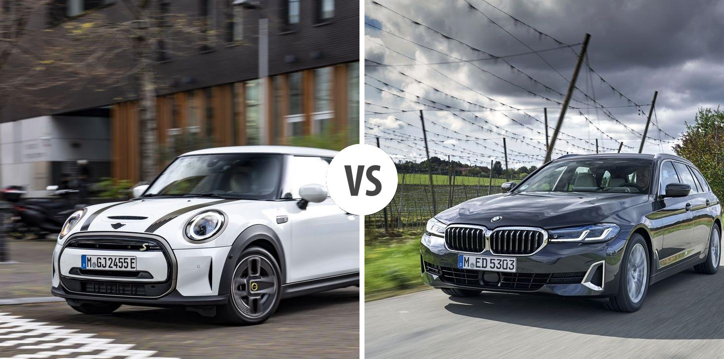 Mini Cooper Electric VS BMW 5er Touring – Vergleiche Preise, Leistung ...