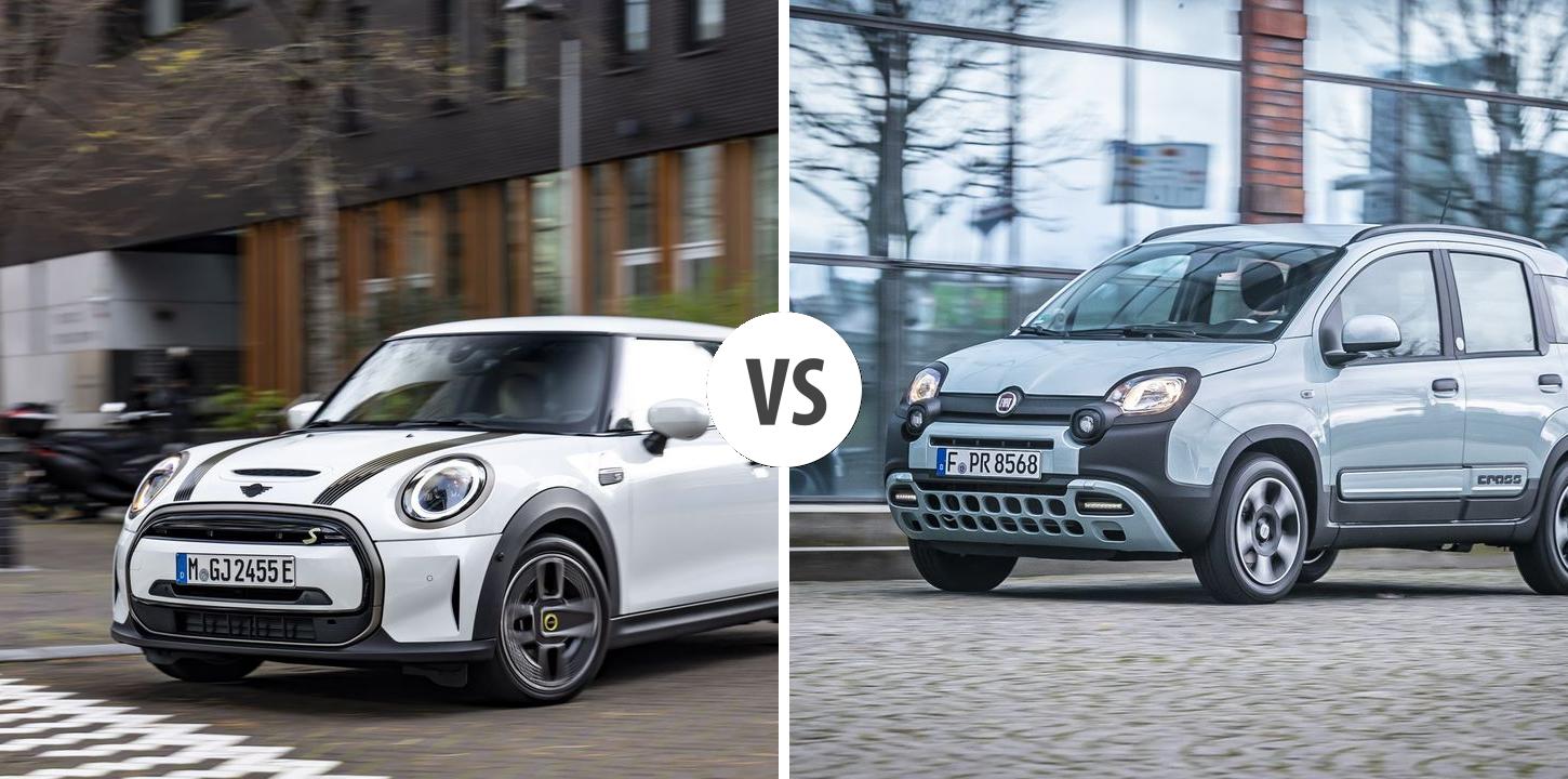 Mini Cooper Electric VS FIAT Panda Autovergleich | AUTOGOTT.DE
