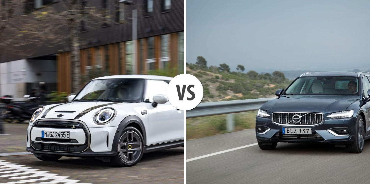Mini Cooper Electric VS Volvo V60 – Vergleiche Preise, Leistung ...