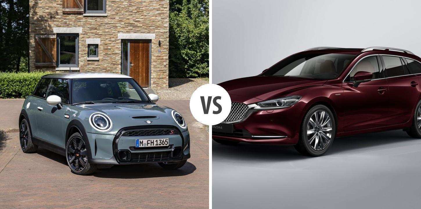 Mini MINI VS Mazda 6 Kombi – Vergleiche Preise, Leistung, Kofferraum ...